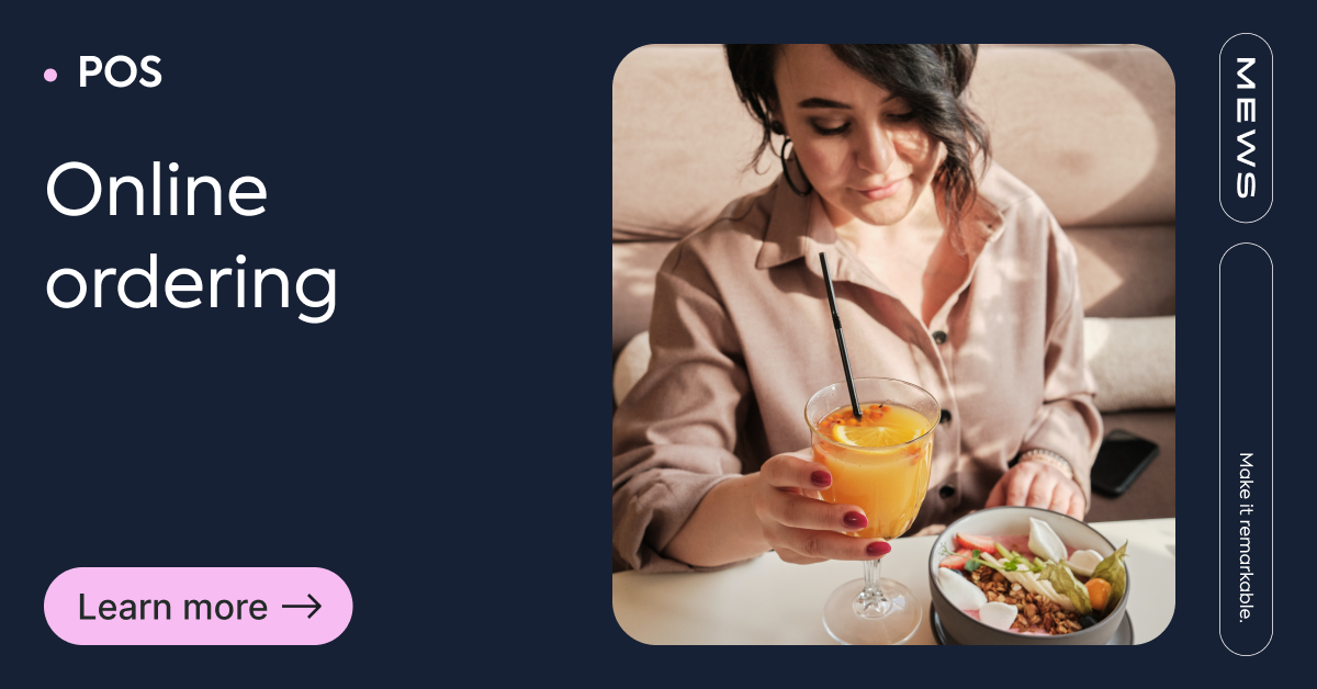 POS Online ordering System for Hotel Restaurants | Mews